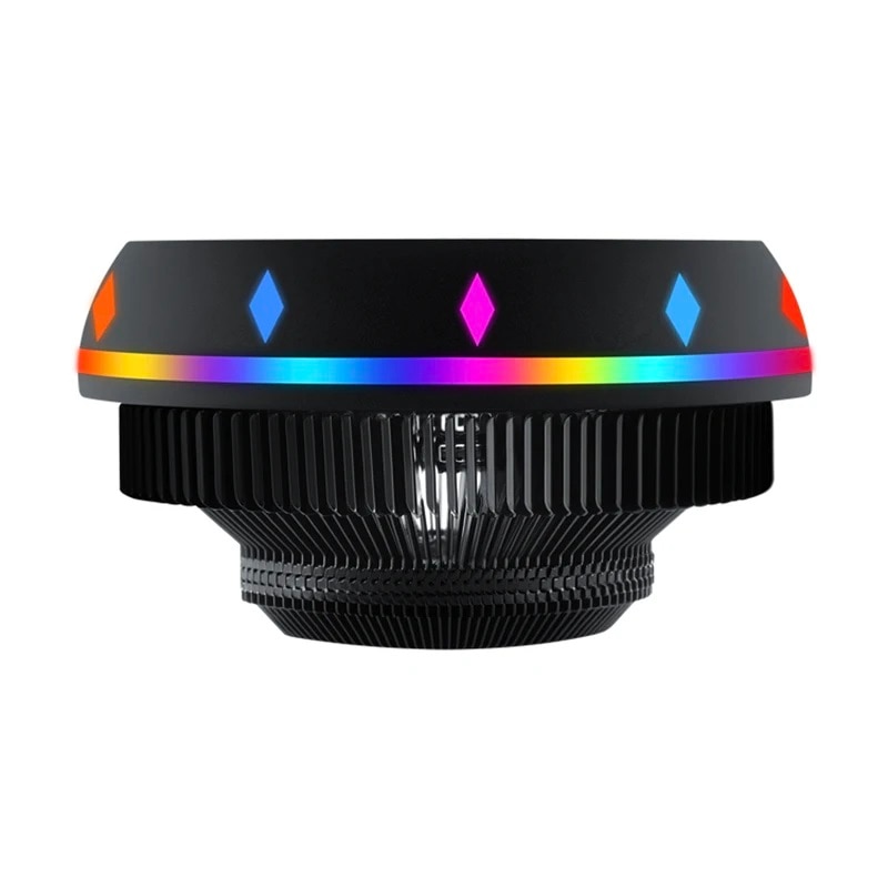 Cooler CPU Aio 3pin Heat Pipe Heatsink 120mm 90mm, RGB, compatibil AMD ...