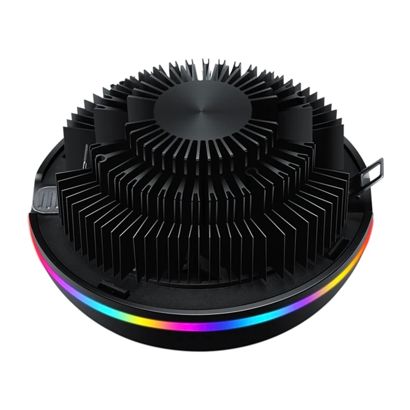 Cooler CPU Aio 3pin Heat Pipe Heatsink 120mm 90mm, RGB, compatibil AMD ...