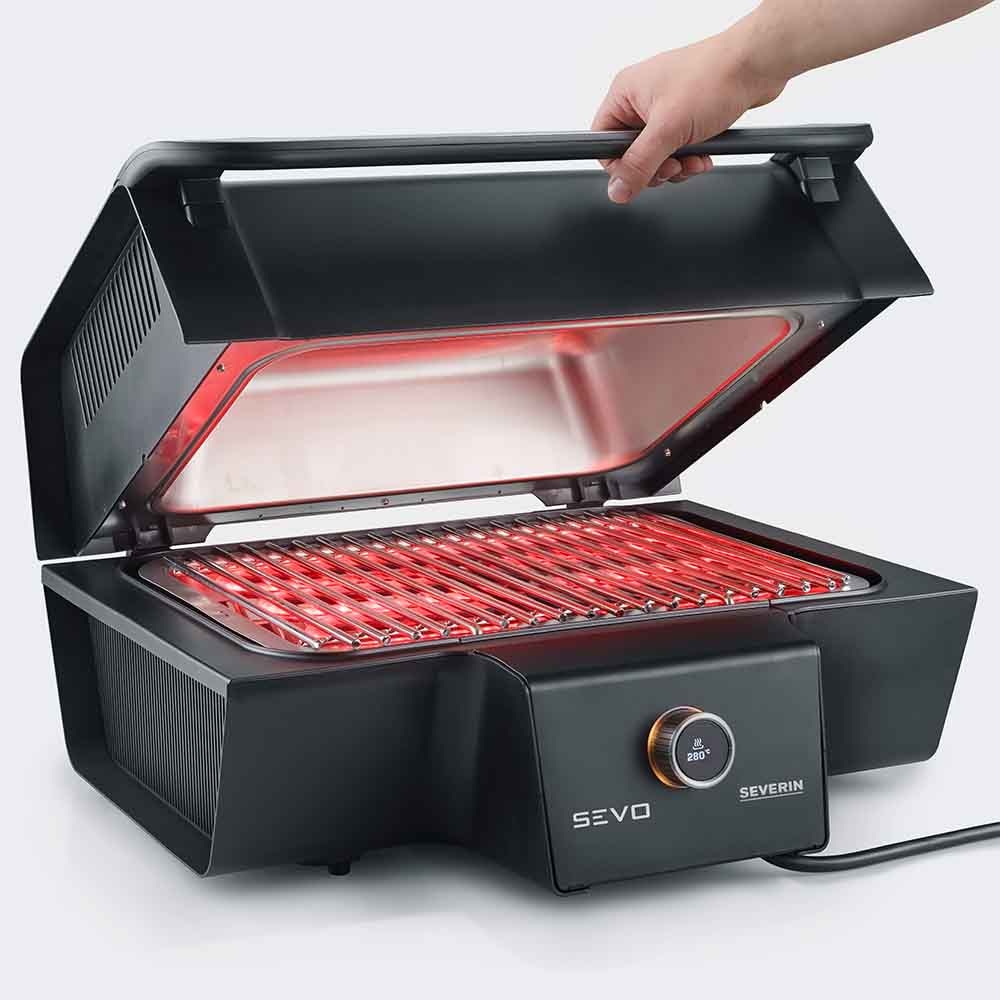 Elektromos grill Severin Sevo GT PG 8106, 3 kW, füstmentes, OLED ...