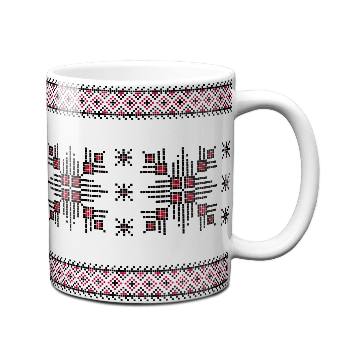 Cana ceramica motiv traditional Romanesc 330ml CTR-019 - eMAG.ro