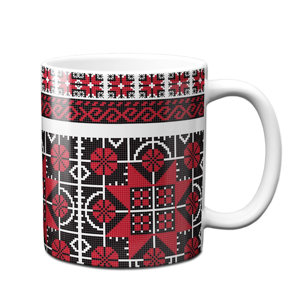 Cana ceramica motiv traditional Romanesc 330ml CTR-032 - eMAG.ro