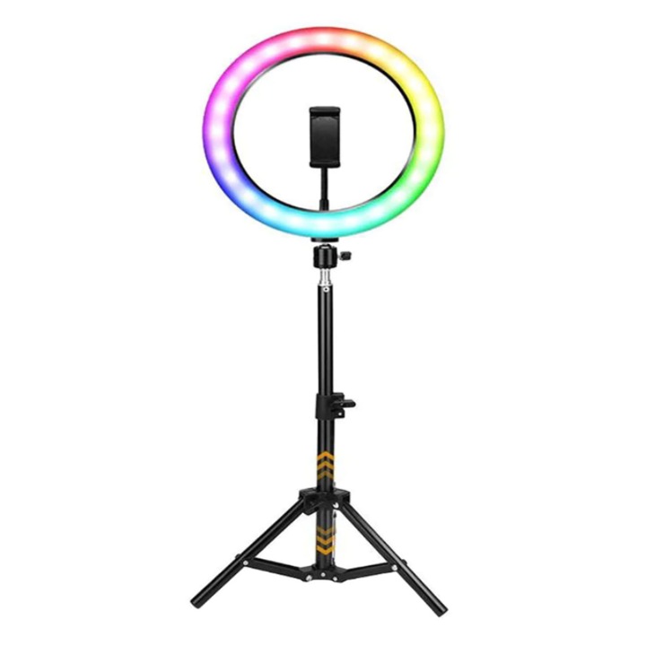 Lampa circulara Ring Light 26cm/10" INCH cu lumina RGB, Conectare usb ...