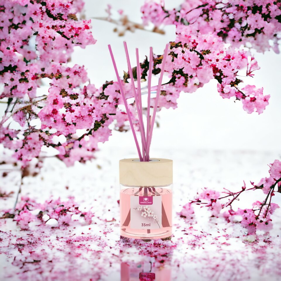 Odorizant camera 0% alcool Cristalinas Floare de cires, 8 saptamani, 35 ...