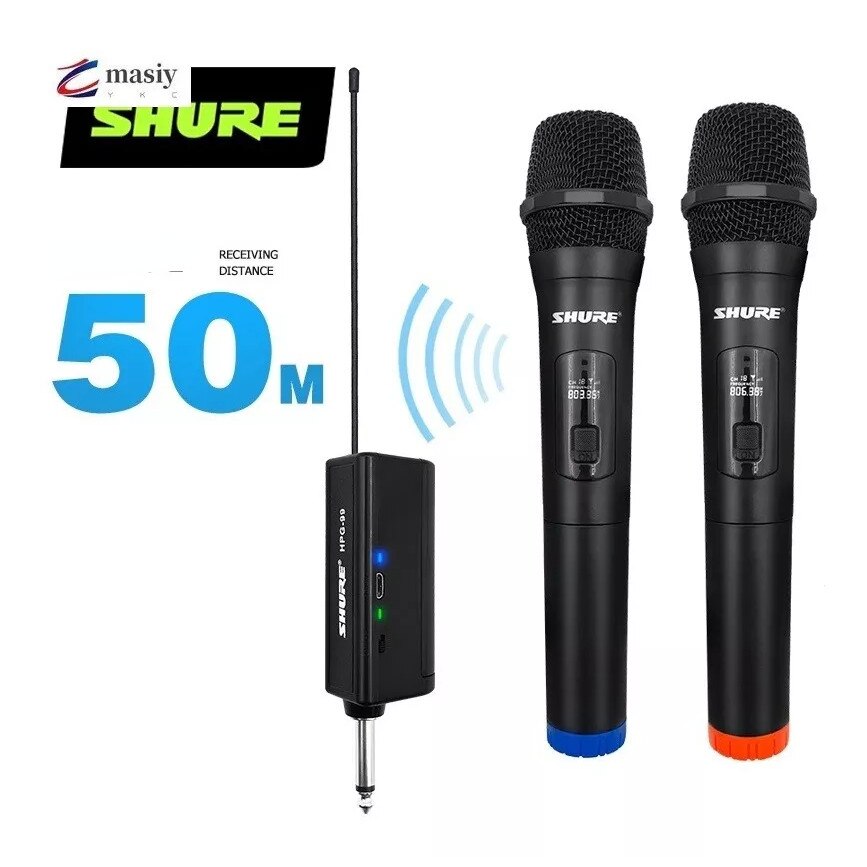 Microfon wireless, SHURE, HPG-99, 800 MHz, Negru - eMAG.ro