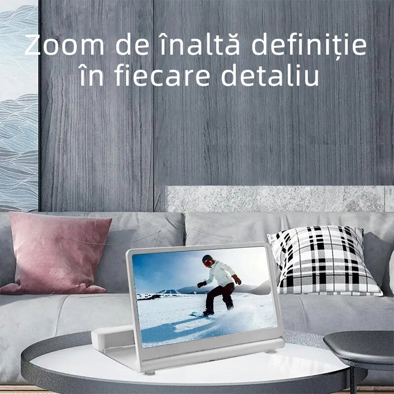 Amplificator imagine telefon, Bolongking, BT Stereo, 3D HD, 12 inchi ...