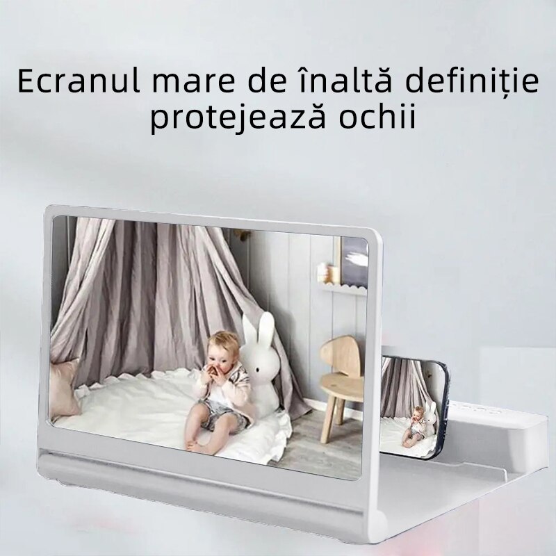 Amplificator imagine telefon, Bolongking, BT Stereo, 3D HD, 12 inchi ...