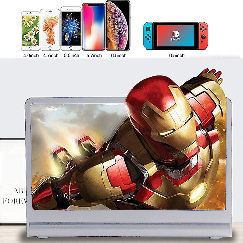 Amplificator imagine telefon, Bolongking, BT Stereo, 3D HD, 12 inchi ...