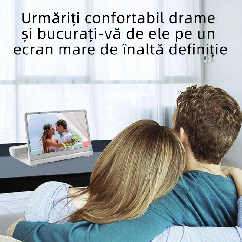 Amplificator imagine telefon, Bolongking, BT Stereo, 3D HD, 12 inchi ...