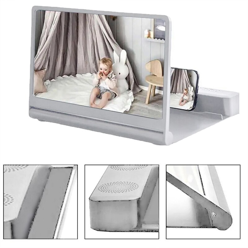 Amplificator imagine telefon, Bolongking, BT Stereo, 3D HD, 12 inchi ...