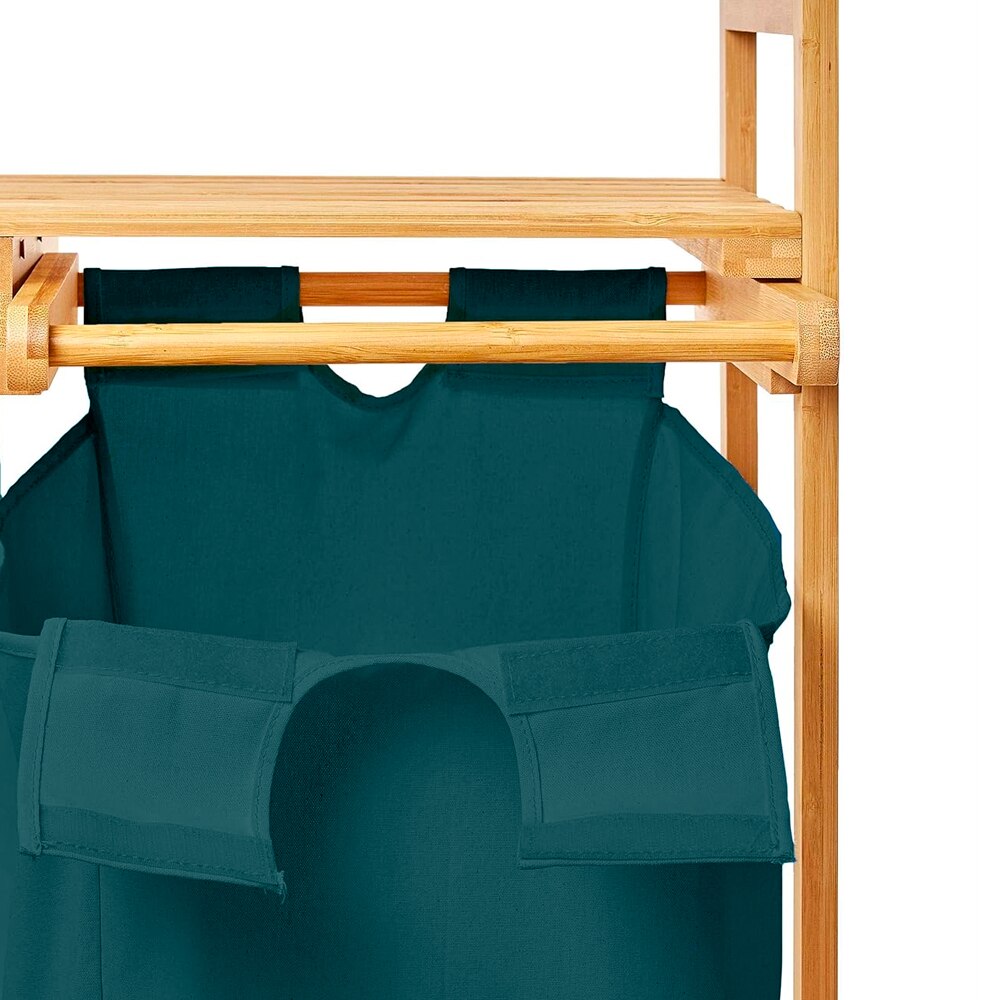 Cos de rufe, Quasar & Co.®, 2 compartimente si raft superior, bambus ...