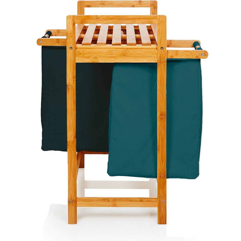 Cos de rufe, Quasar & Co.®, 2 compartimente si raft superior, bambus ...