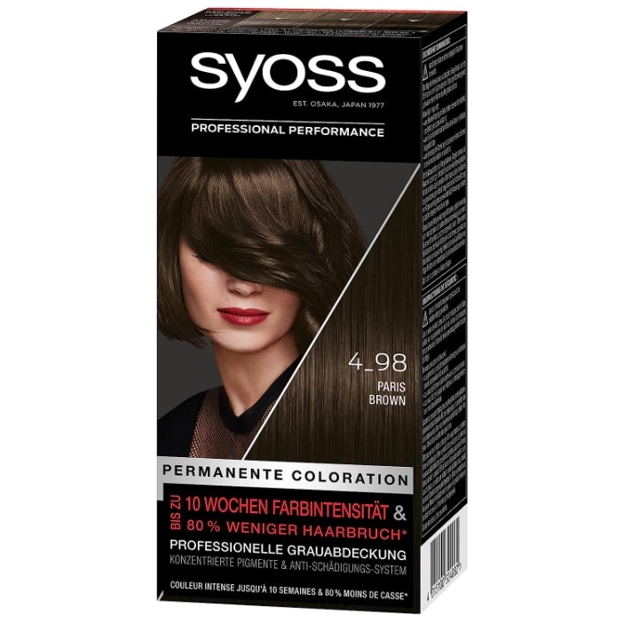 Боя за коса, Syoss, Shade 4-98, Brunet - eMAG.bg