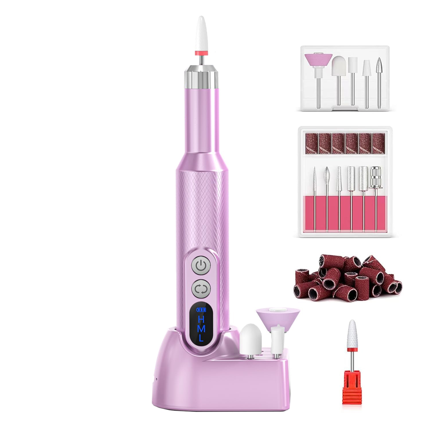 Freza unghii profesionala Elindor, pila electrica wireless pentru ...