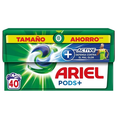 Capsule universale pentru rufe, Ariel Pods+ Active, 40 spalari - eMAG.ro