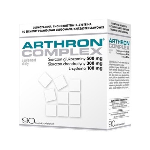 Таблетки с глюкозамин/хондроитин, Takeda, Arthron Complex, 90 таблетки ...