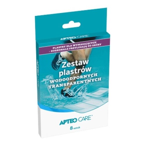 Set 8 plasturi impermeabili, Apteo Care, Transparenti - eMAG.ro