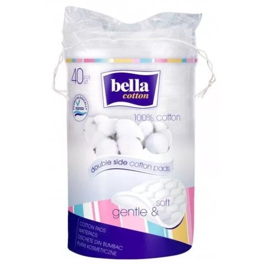 Dischete demachiante, Bella, Bumbac, Ovale, 40 buc - eMAG.ro