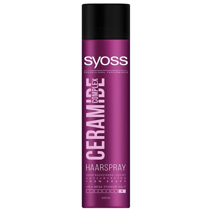 Fixativ, Syoss, Mega strong, 400 ml - eMAG.ro