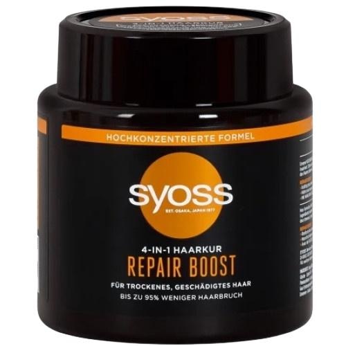 Masca de par, Syoss, Tratament 4in1, Pentru par uscat, 500 ml - eMAG.ro