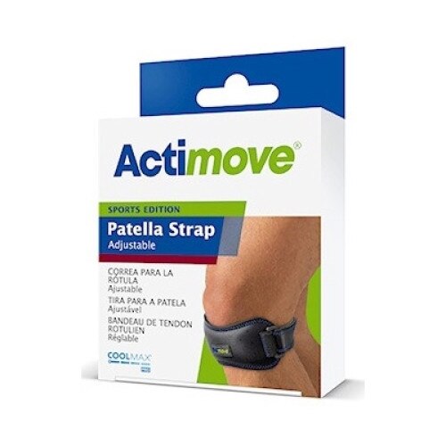 Bretele pentru rotula genunchi, Actimove, Spuma EVA, Universal, Negru ...