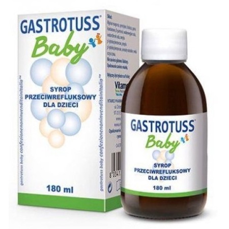 Sirop antireflux pentru copii Gastrotuss Baby, Vitamed, 180 ml - eMAG.ro