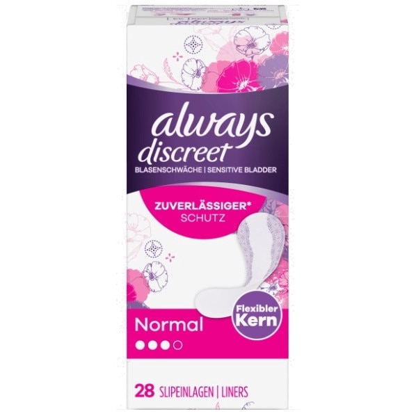 Absorbante zilnice, Always Discreet, Normal, 28 buc - eMAG.ro