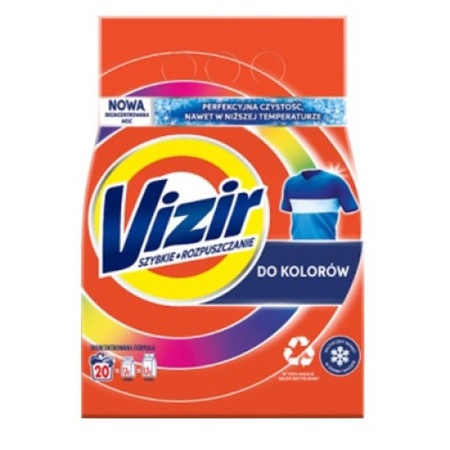 Detergent pentru rufe colorate, Vizir, 1.1 kg - eMAG.ro