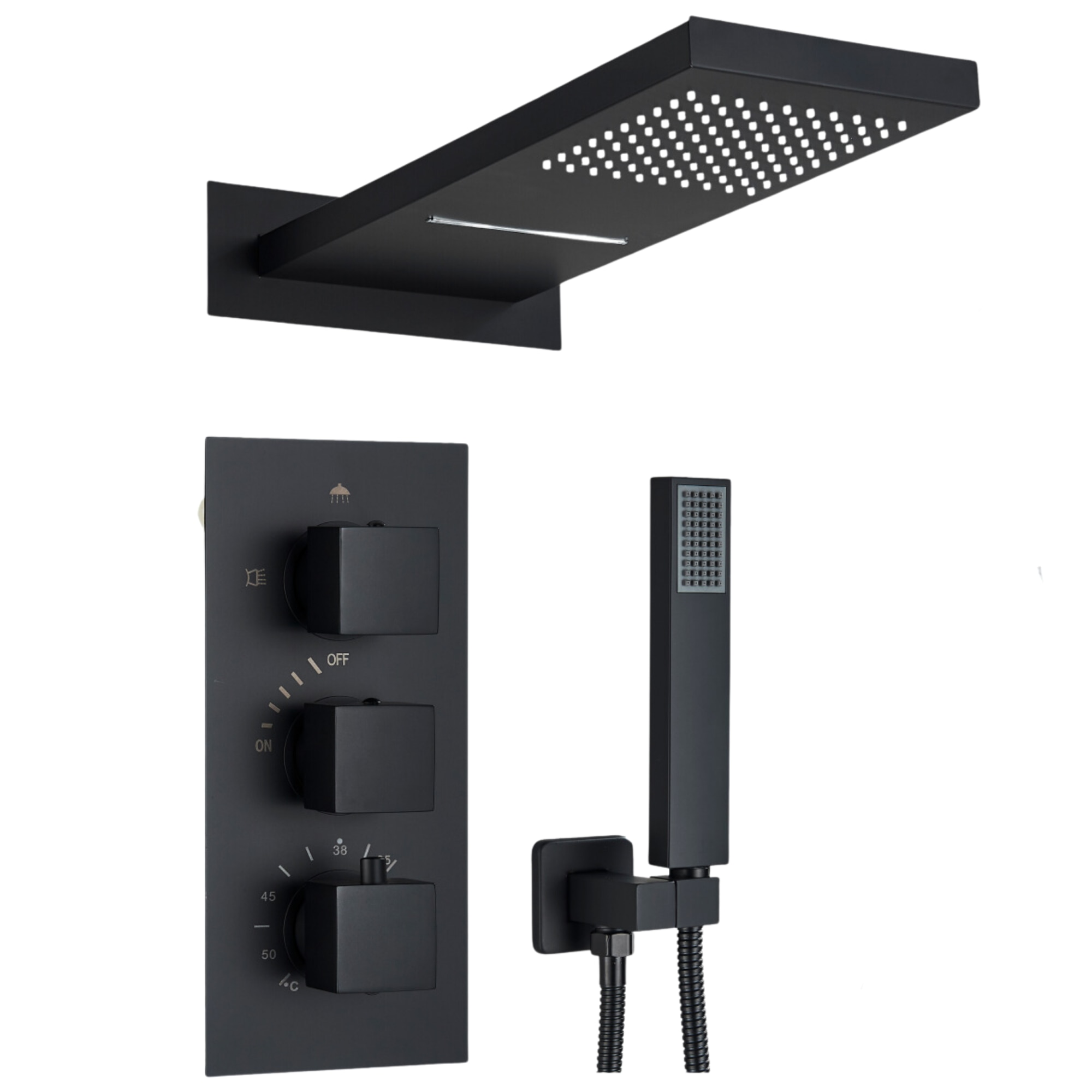 Set dus cu termostat, Ari, Negru - eMAG.ro