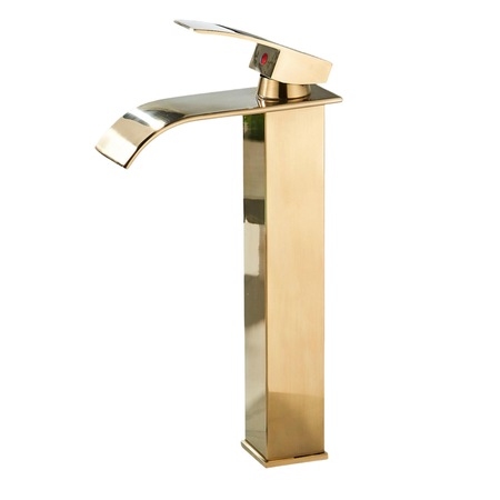 Baterie lavoar baie, Ari, Alama, Cascada, Duza fixa, Auriu - eMAG.ro