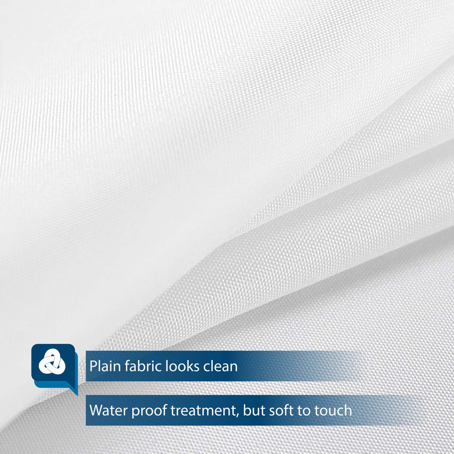 Perdea de dus, OVERTANG, Textil, 72x72", Alb - eMAG.ro