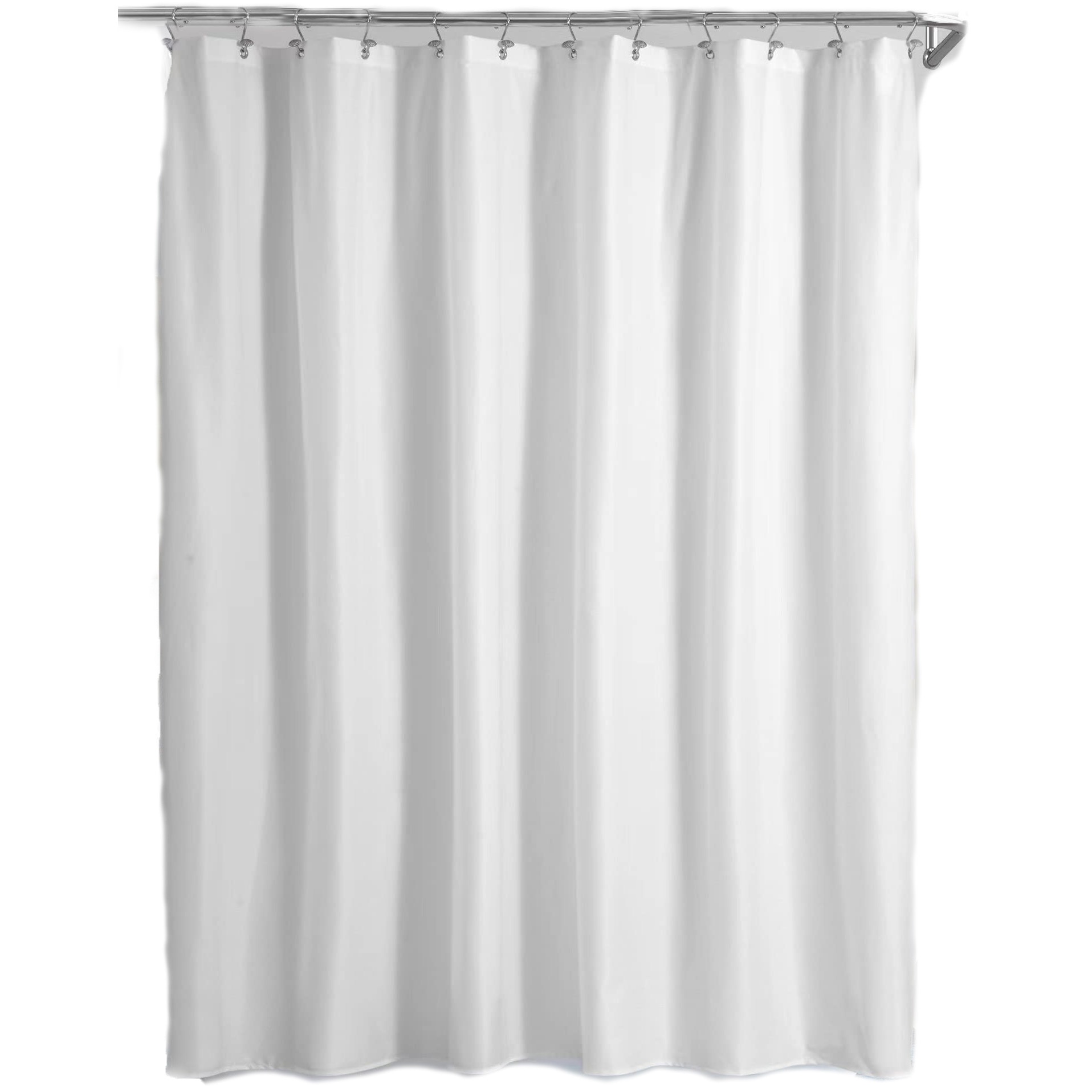 Perdea de dus, OVERTANG, Textil, 72x72", Alb - eMAG.ro