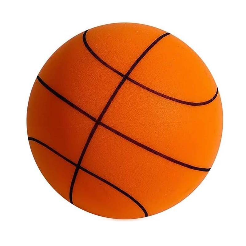 Minge pentru copii, PVC, Interior, silentios, Soft,18 cm, Portocaliu ...