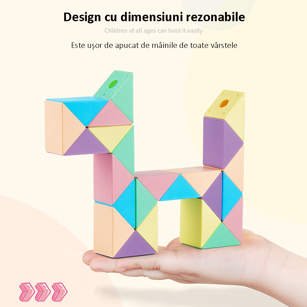 Cub rotativ si colorat pentru copii, Multicolor - eMAG.ro