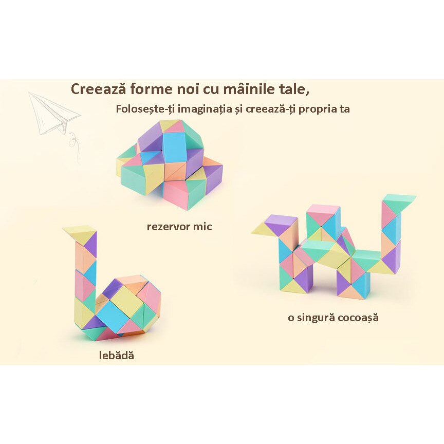 Cub rotativ si colorat pentru copii, Multicolor - eMAG.ro