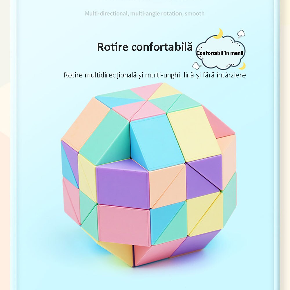 Cub rotativ si colorat pentru copii, Multicolor - eMAG.ro