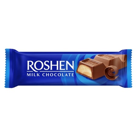 Baton de ciocolata Roshen Milk Chocolate, 30 buc x 33 grame - eMAG.ro