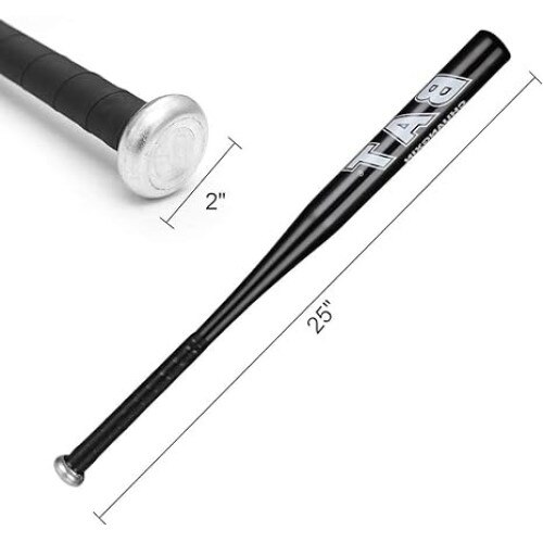 Bata Baseball, Aluminiu, 81cm, 410g, Negru - eMAG.ro