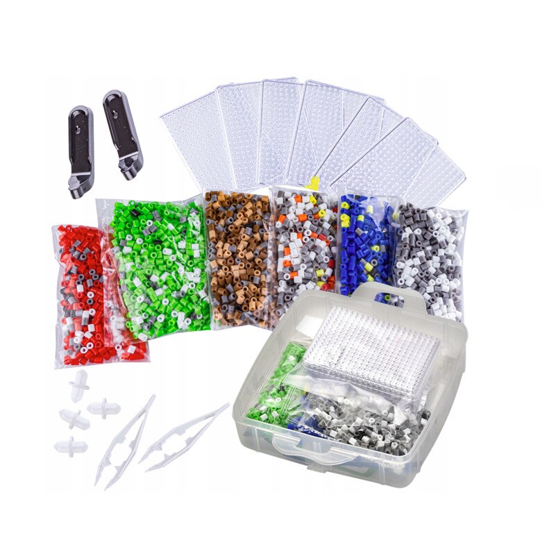 Комплект 3D перли за гладене, Zola®, 3000 части, 6 плочи и 6 матрици ...