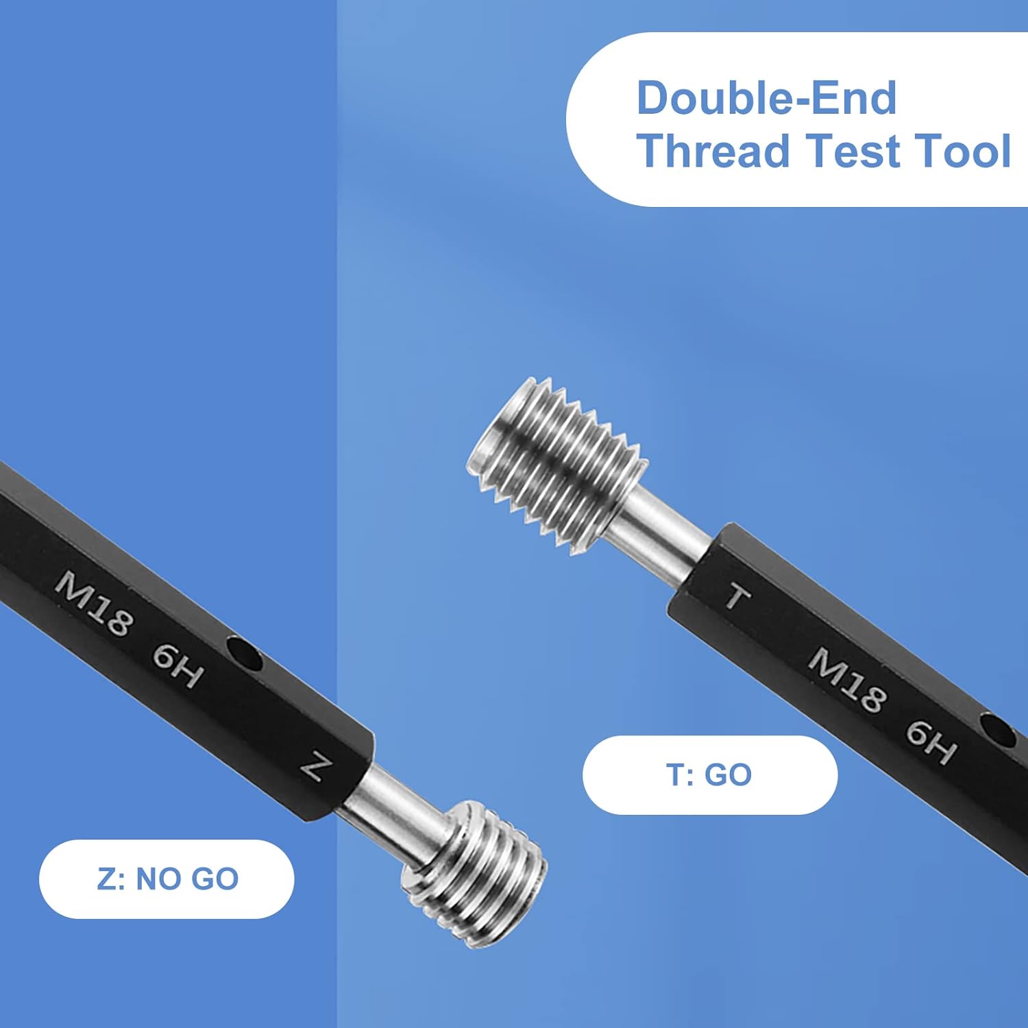 Set de calibre pentru filet metric, LLWL, Metal, Negru - eMAG.ro