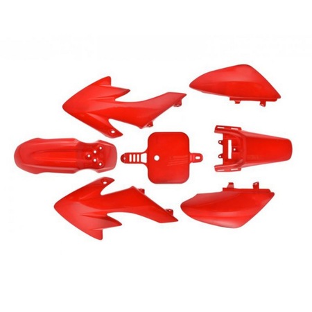 Set carene cross 110-125cc, rosu - eMAG.ro