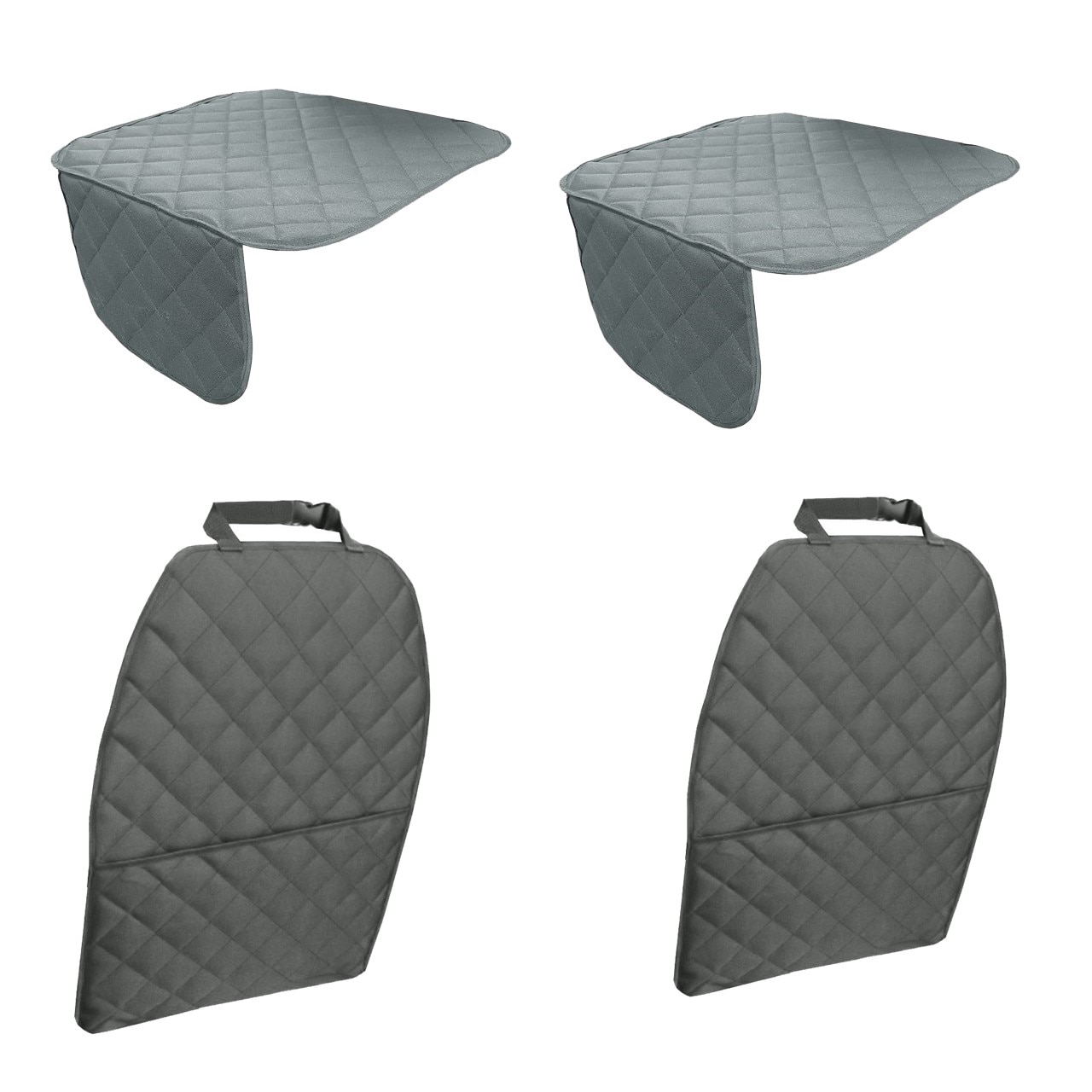 Set 4 protectii auto, matlasate, universale, gri, lavabile ...