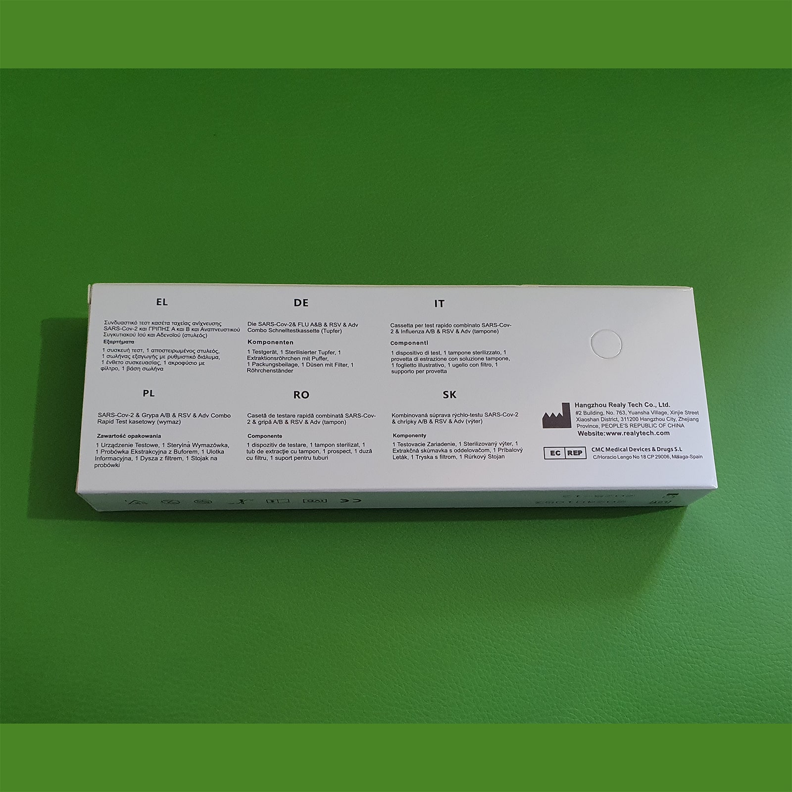 Test Rapid Antigen, Combinat, 5 in 1, Covid-19, Gripa A+B, RSV si ADV ...