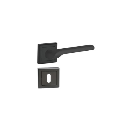 Set maner usa interior, ESTA, cu rozeta cheie, negru-antracit - eMAG.ro