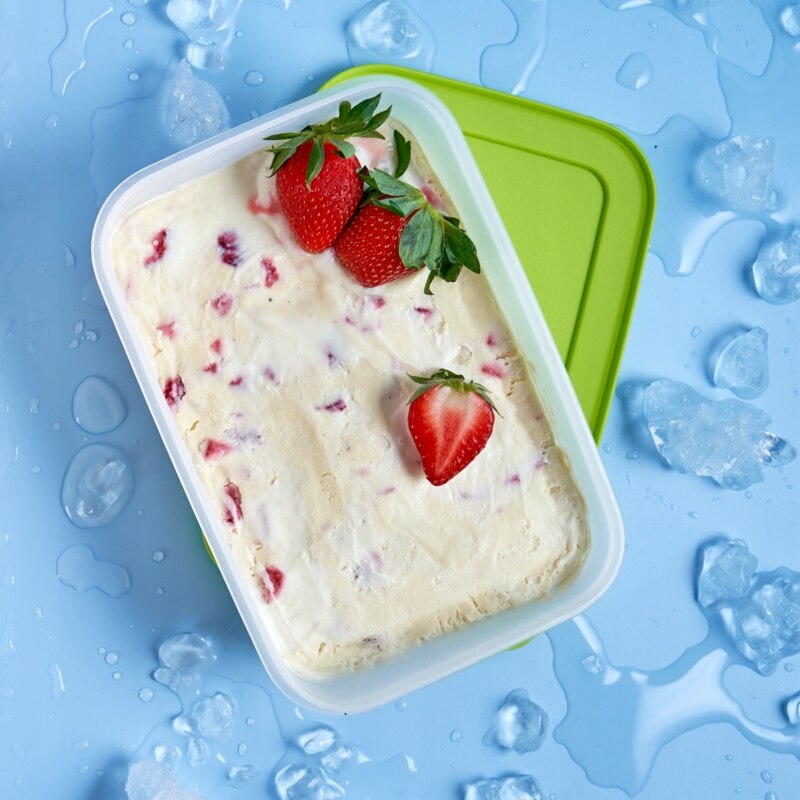 Caserola pentru congelator, Tupperware, 1l, Verde/Transparent - eMAG.ro