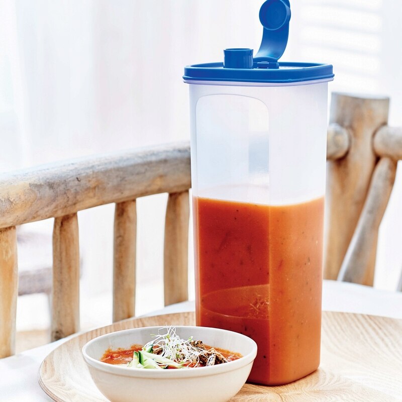 Recipient limonada cu strecuratoare, Tupperware, Plastic, 2l ...