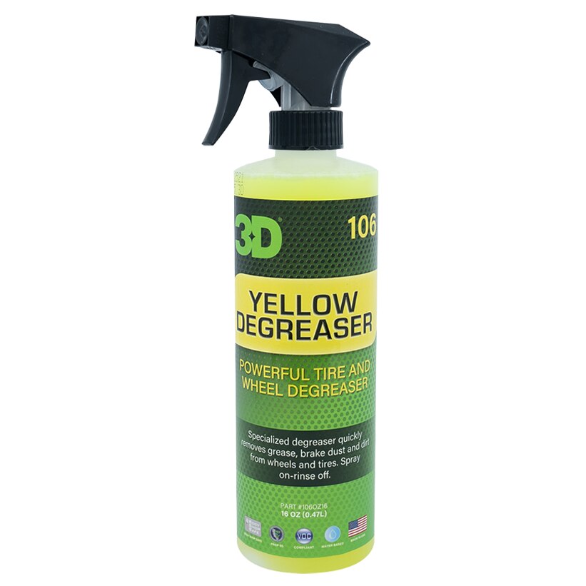 Solutie curatare jante 3D Yellow Degreaser 473 ml - eMAG.ro