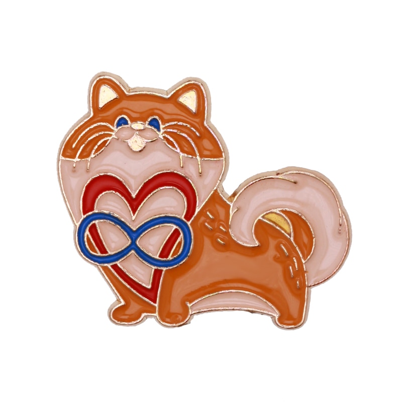 Martisor Brosa Catel Inima Infinit - eMAG.ro