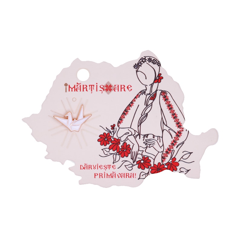 Set 2 Martisoare Brosa Pasari Origami - eMAG.ro