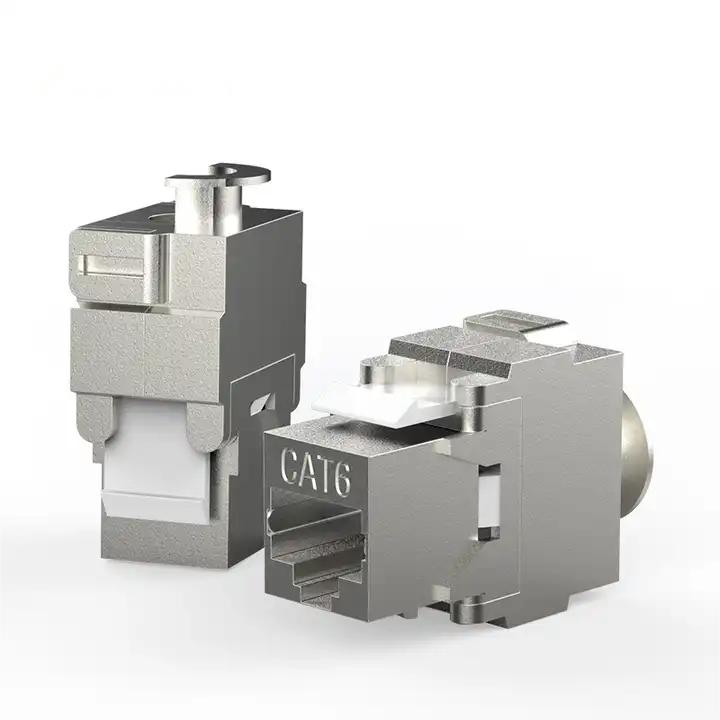 Cupla modulara pentru priza retea RJ45, Cat. 6A, Ecranat, FTP, STP ...