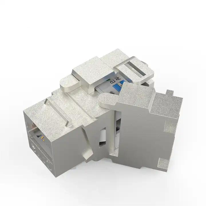 Cupla modulara pentru priza retea RJ45, Cat. 6A, Ecranat, FTP, STP ...